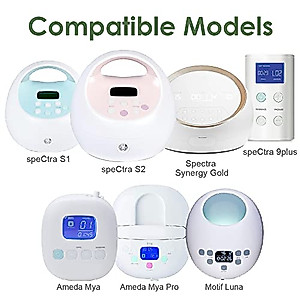 Maymom Duckbill Valves Compatible with Spectra S1 Spectra S2 Spectra 9 Plus Spectra Synergy Gold Not Original Spectra Pump Parts Spectra S2 Parts Replace Spectra Valve (Blue, 6ct)