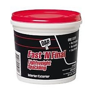 DAP Fast 'N Final Ready to Use White Lightweight Spackling Compound 1 qt.