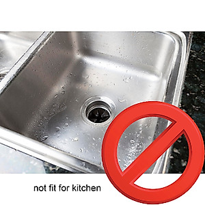 LASSHSWA 2 Pcs - 2.5" Top / 1.2" Basket- Mesh Bathroom Sink Strainer, Shower Drain Hair Catcher, Stainless Steel Sink Drain Strainer, Bathroom Wash Basin Balcony,Utility,Laundry and RV