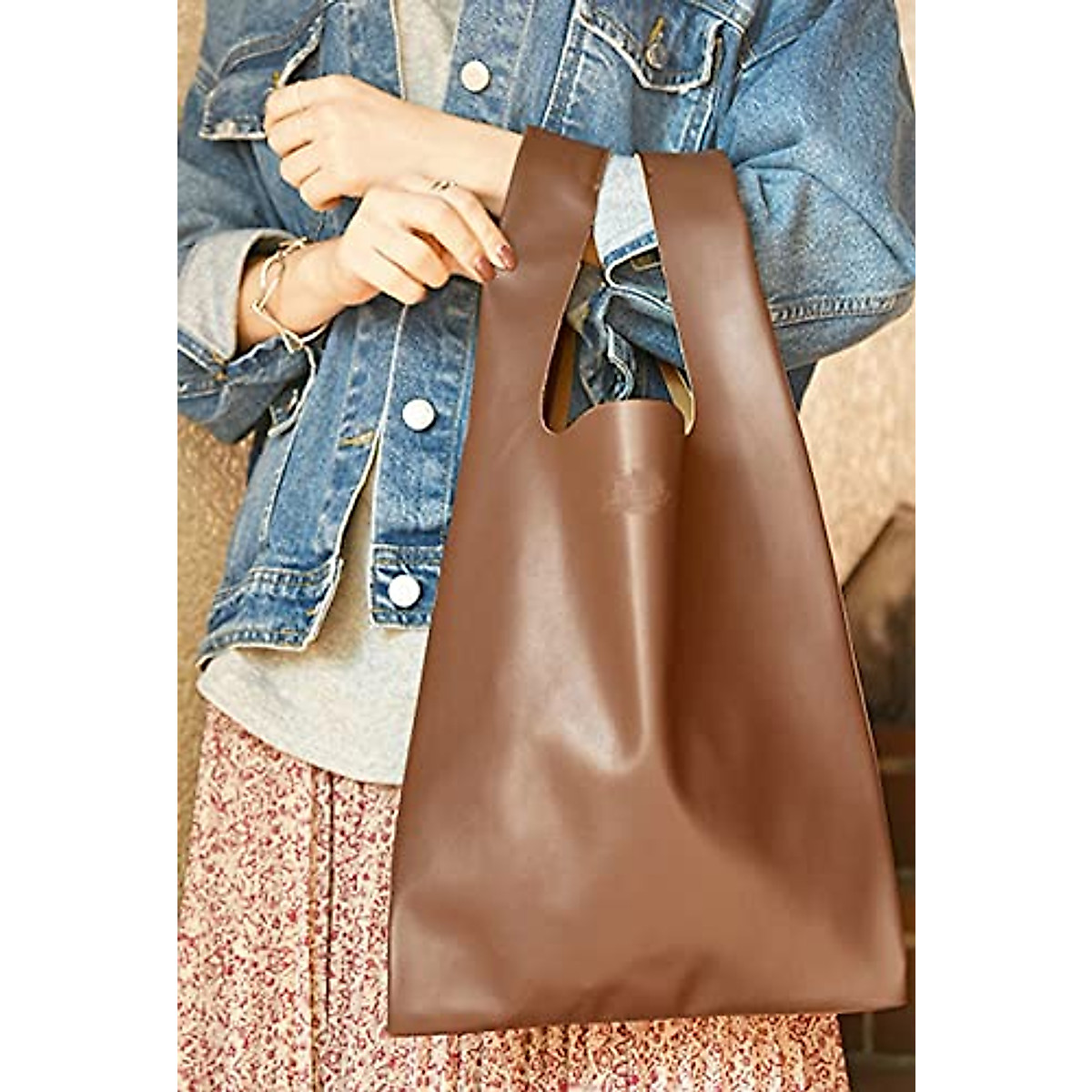 Women's Satchel Bag Small Clutch Cute PU Shoulder Bag Hobo Bag Solid Color Mini Purse