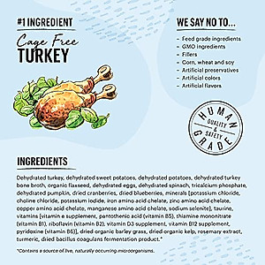 The Honest Kitchen Dehydrated Grain Free Turkey Cat Food, 2 lb Box
