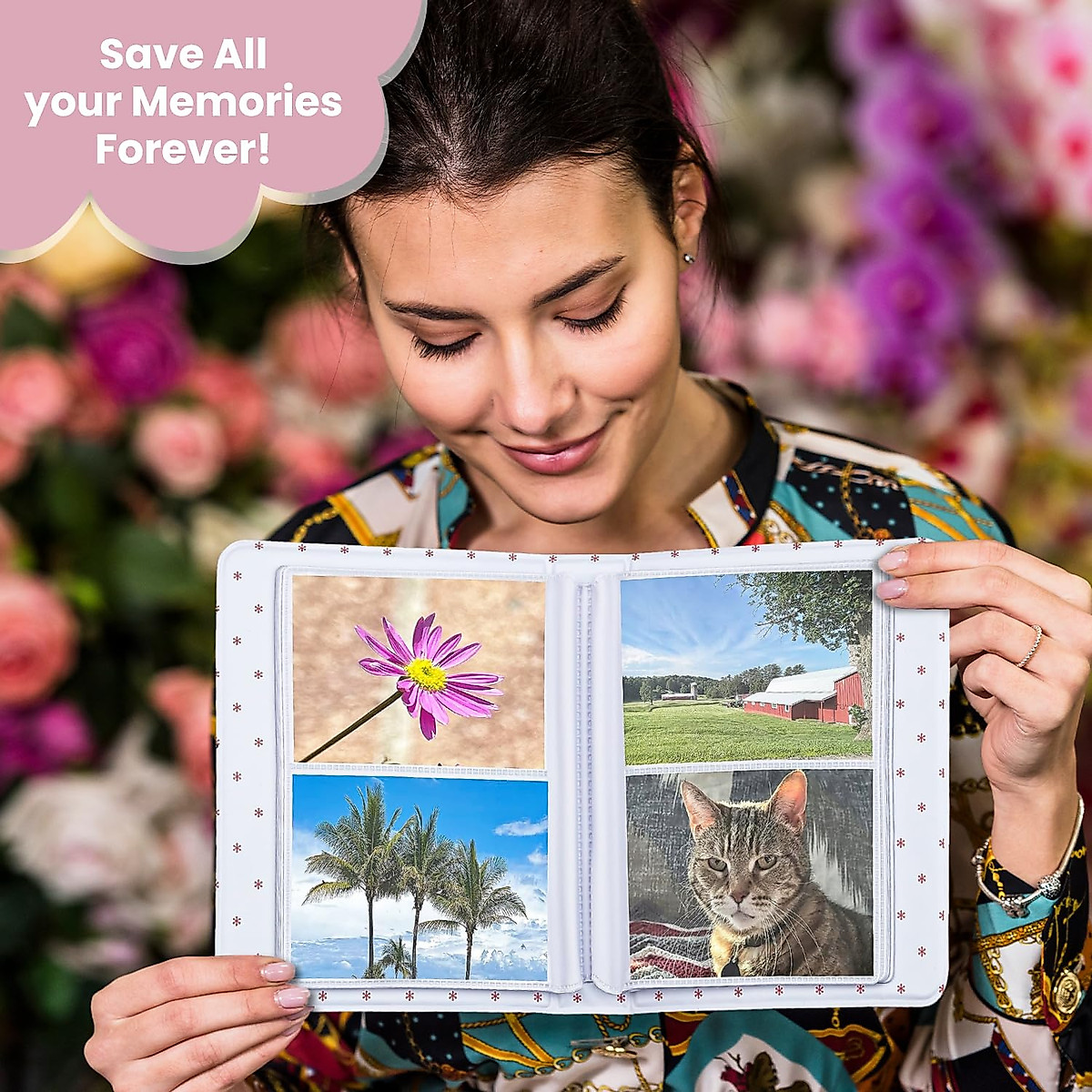 FujiFilm Accesories Pack, Includes Photo Album, Camera Case, Camera Strap, 60 Exposures Film Value Pack & Cleaning Cloth - Blush Pink (Camera Not Included)