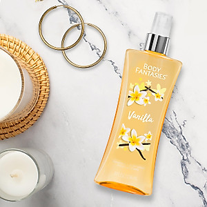 Body Fantasies Fragrance Body Spray, Vanilla, 8 Ounce