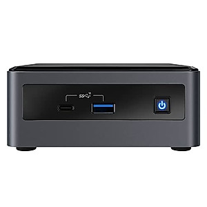 Intel NUC NUC10i7FNH1 Mini PC/HTPC, Six-Core i7- Up to 4.7GHz, DDR4 RAM Expandable up to 32GB + 1TB Name Brand NVMe M.2 SSD, WiFi, Bluetooth 5.0, Thunderbolt 3, 4K Support, Triple Monitor Capable
