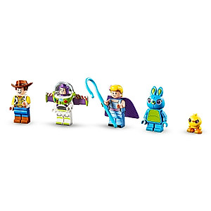 LEGO Juniors 10770 4+ Toy Story 4 Buzz and Woody’s Carnival Mania with Buzz Lightyear and Woody Minifigures, Multicolor