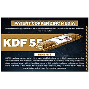 Whole House Refillable Water Filter Cartridge 4.5" x 20" - Catalytic Carbon/KDF 55 - Chloramine Removal | Compatible with 20" Big Blue Housing