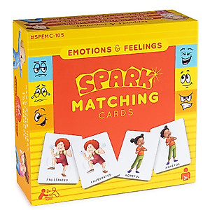 Feelings and Emotions Flash Cards - Memory Game, Social Skills Games, Emotions Cards, Feelings FlashCards, Empathy Game Homeschooling Materials, Preschool Games, Therapy Games for 3 Year Olds and Up