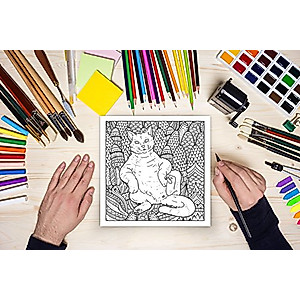 Cat Butt: An Off-Color Adult Coloring Book for Cat Lovers