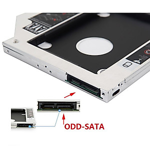 DY-tech 2nd Hard Drive Frame HDD SSD Optical Bay Caddy Frame Tray for HP ProBook 655 650 645 640 G1 G2