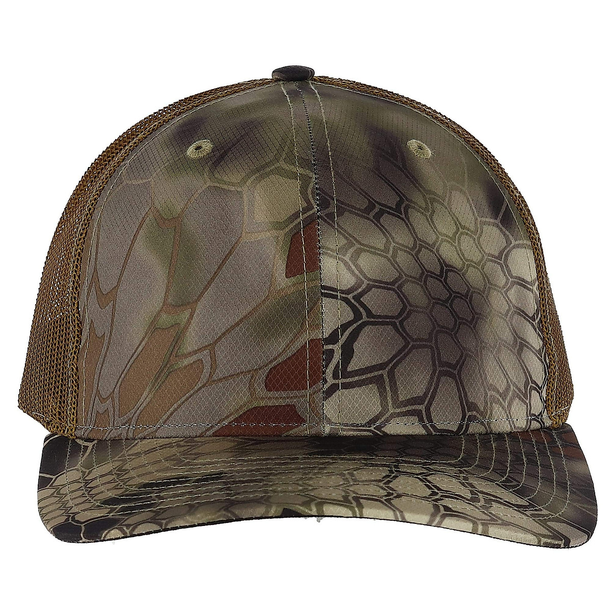 Richardson Patterned Snapback Trucker mens Cap Adjustable Kryptek Highlander - Buck
