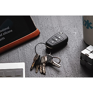 Large Key Ring Wire Stainless Steel Keychain Car Cable Keyring Loop Luggage Tag Hinge Keepers Binding Carabiner Big Locking