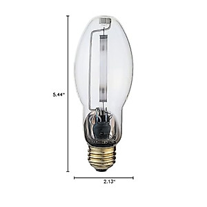 Satco S3129 2100K 150-Watt Clear Medium Base ED17 High Pressure Sodium Lamp