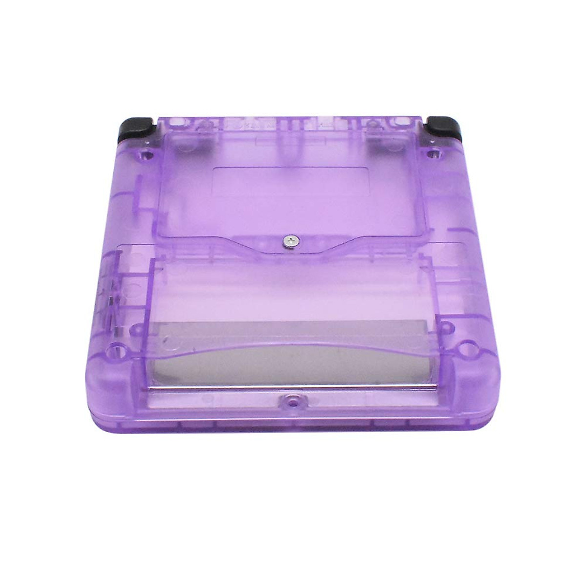 Meijunter Replacement Housing Shell Case for Gameboy Advance SP GBA SP Console(Transparent Clear Purple)