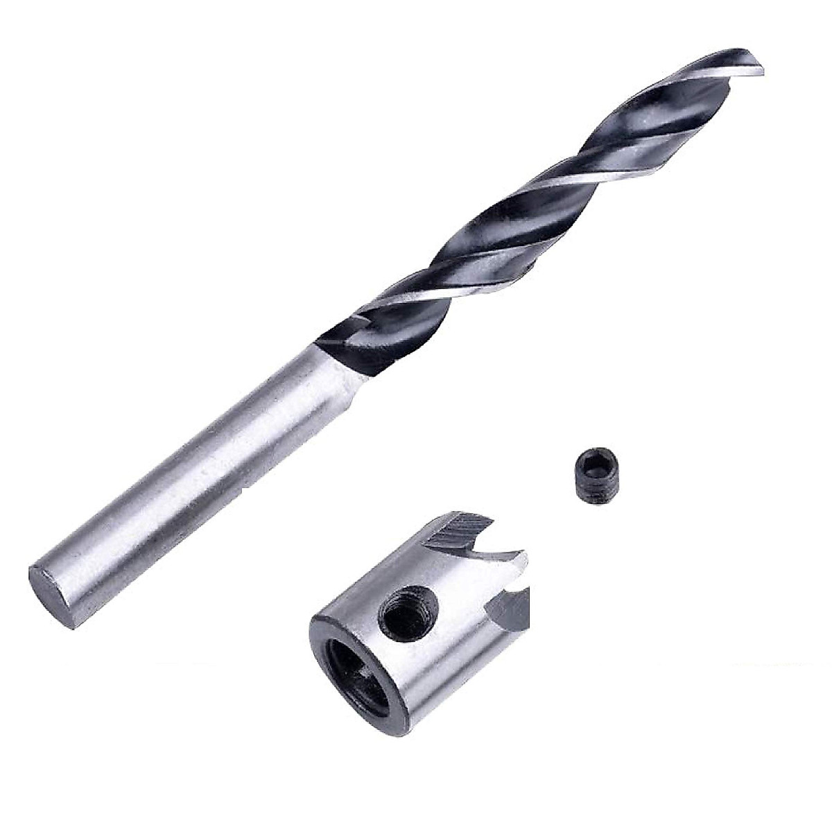 REDDSN Woodworking Countersink Drill Bit Set,Three-Pointed HSS Drill Bits Set Carpentry Reamer with Hex Key Wrench,for Drilling Wood and Plastic Include Size 3/4/5/6/7/8/10mm 7pcs