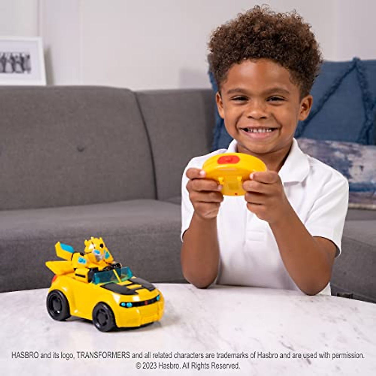 Transformers Rescue Bots Academy Bumblebee RC Radio Control Car, Toys for Kids and Adults