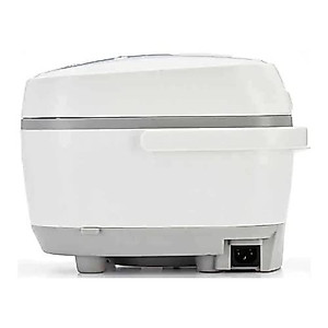 Tiger JBX-B Series Micom 10 Cup Rice Cooker with Tacook Cooking Plate (White)