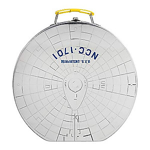 Star Trek Enterprise Shaped Tin Tote Lunchbox