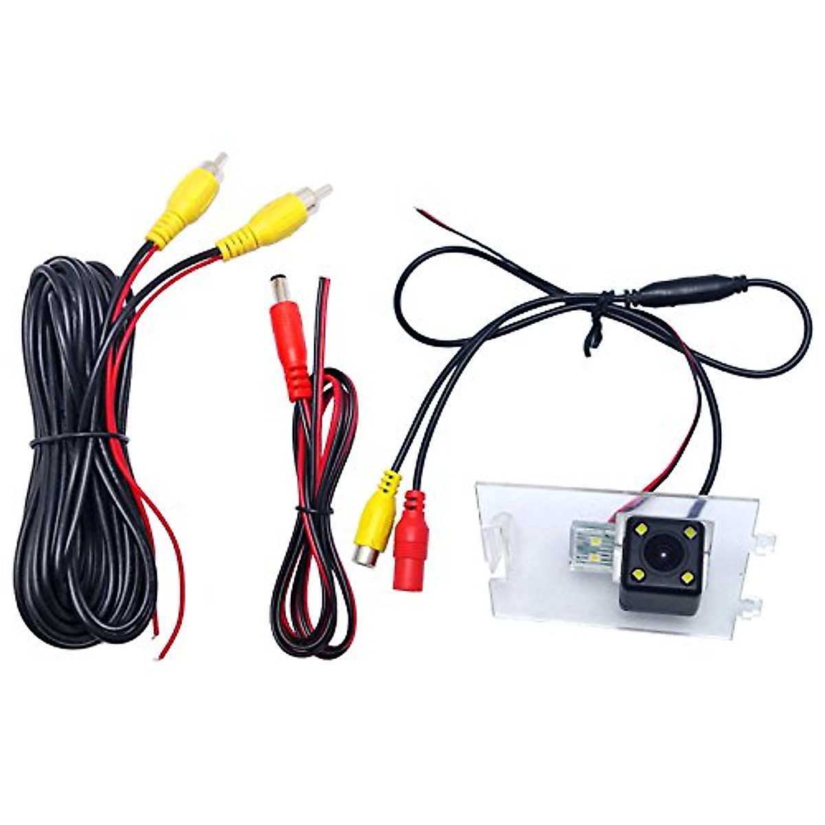 FEELDO Car Rear View Camera with LED for Jeep Compass/Patriot Wide Angle Reverse Backup Camera