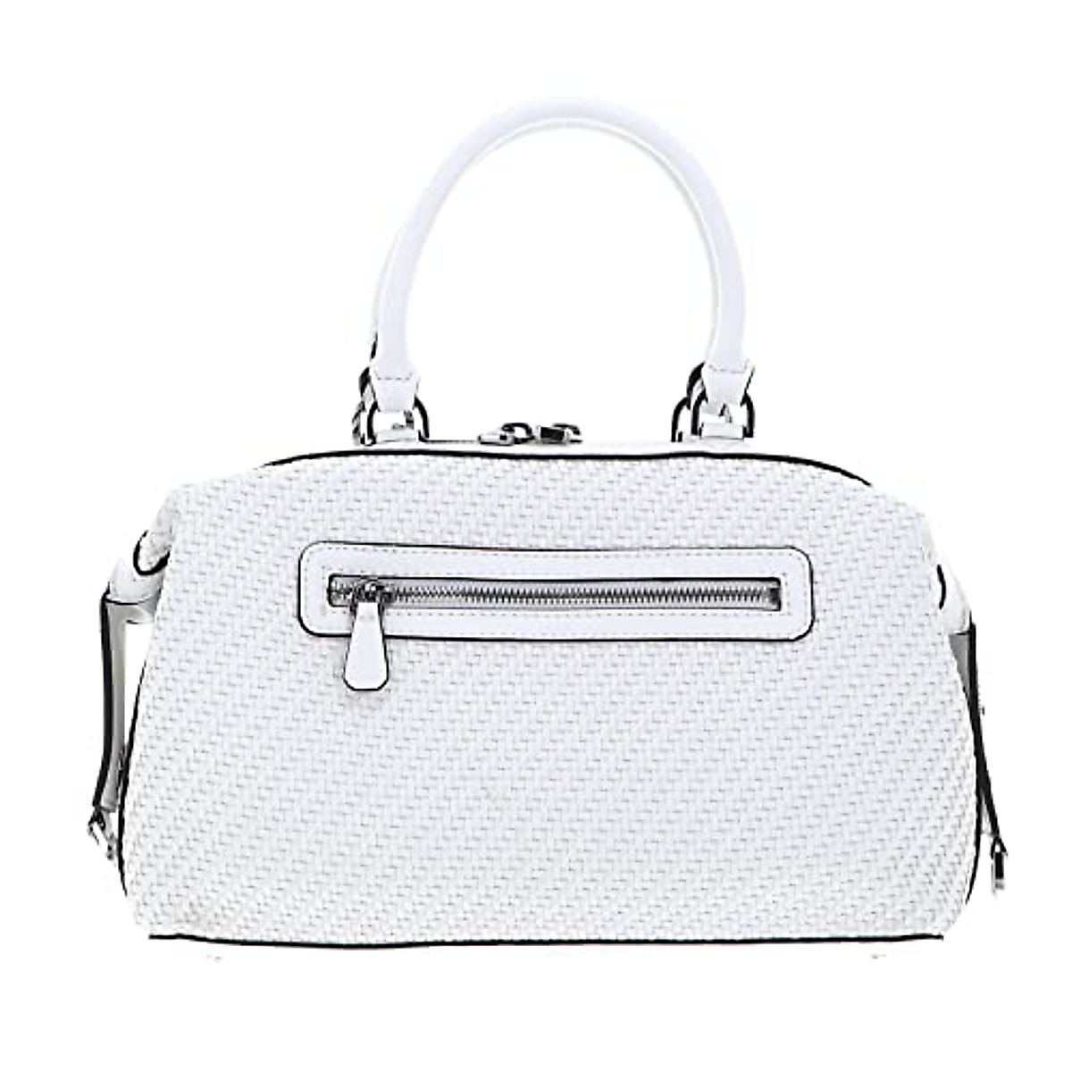 GUESS Hassie Soho Satchel White One Size