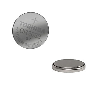 Toshiba Cr2032 3V Lithium Coin Cell Battery, Pack of 5