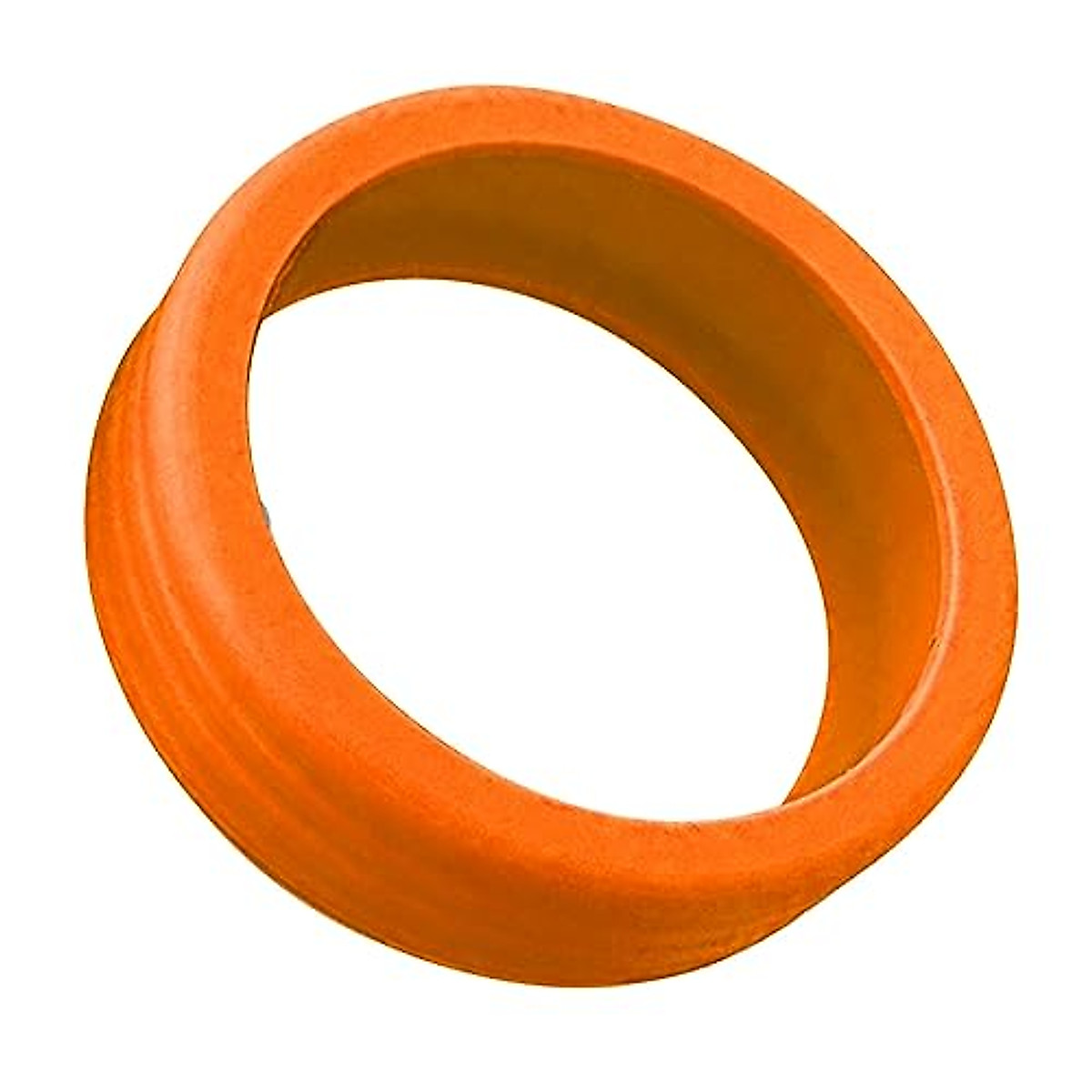 JTLB 8-Pack Luggage Suitcase Wheel Covers, Noise Cancelling and Shock Absorbing Protective Silicone Caster Covers for Trolley Case (Orange)