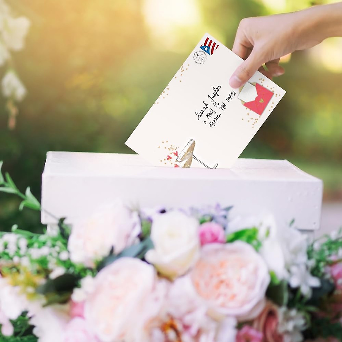 Tree-Free Greetings Bridal Shower Engagement Greeting Card Eco Friendly Made in USA 100% Recycled Paper 5"x7" Time to Celebrate (GO65221)