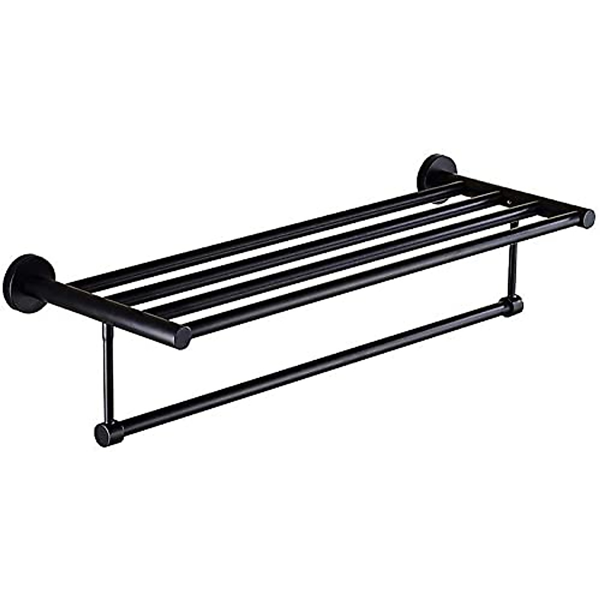 Towel Racks, Towel Rack Bathroom Shelf European Rack Stainless Steel Double Towel Rack Oil Rubbed Bronze Bath Towel Rack Shelf Wall Mounted Towel Rack Hotel Hardware Bathroom Accessories/50Cm/a