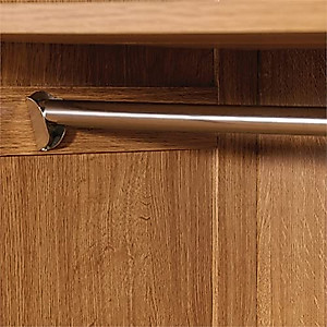 Sauder Storage Cabinet, Highland Oak Finish