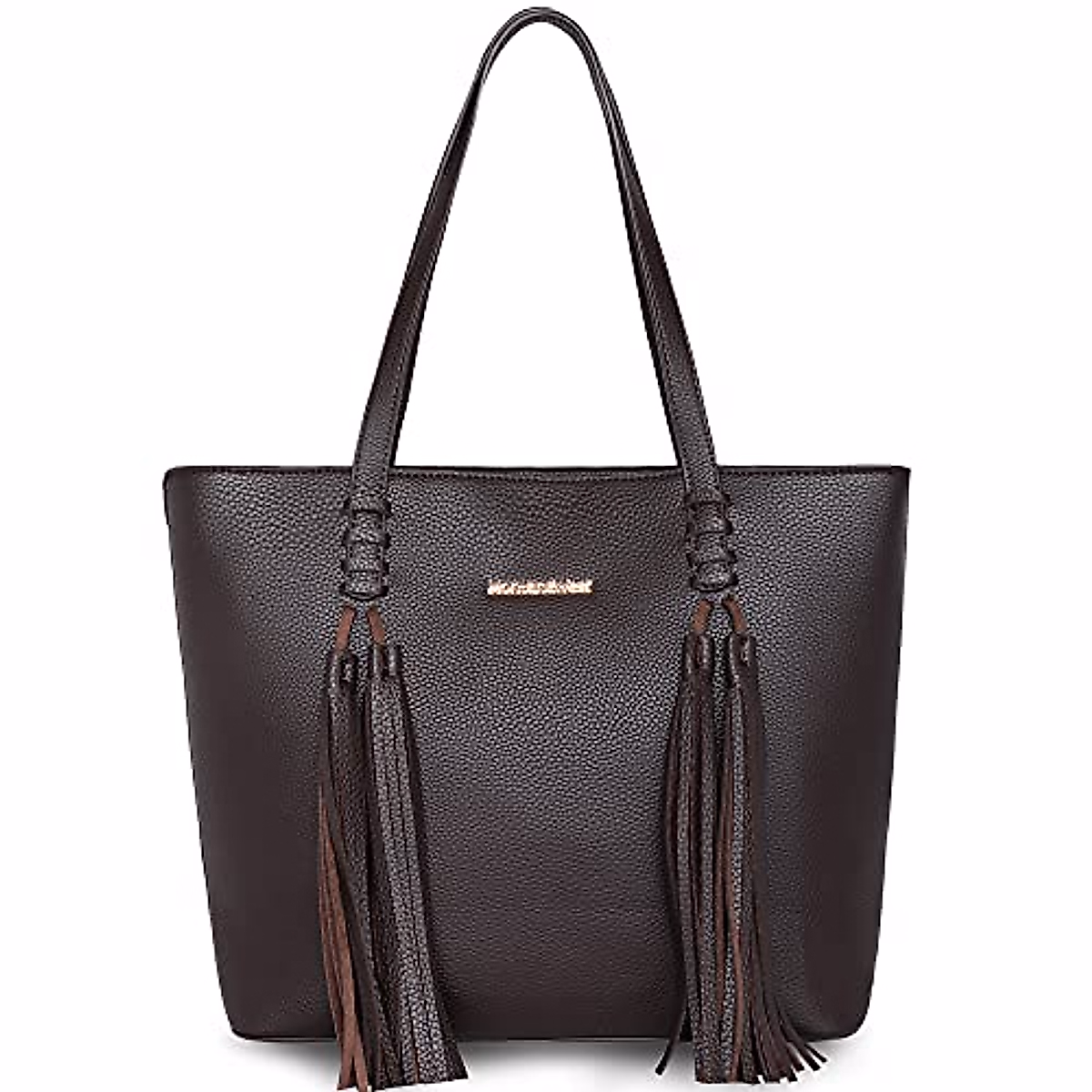 Montana West Tote Bag for Women Vegan Leather Large Concealed Carry Purse for Work Fashion Shoulder Handbag with Fringe,MWC-G029CF