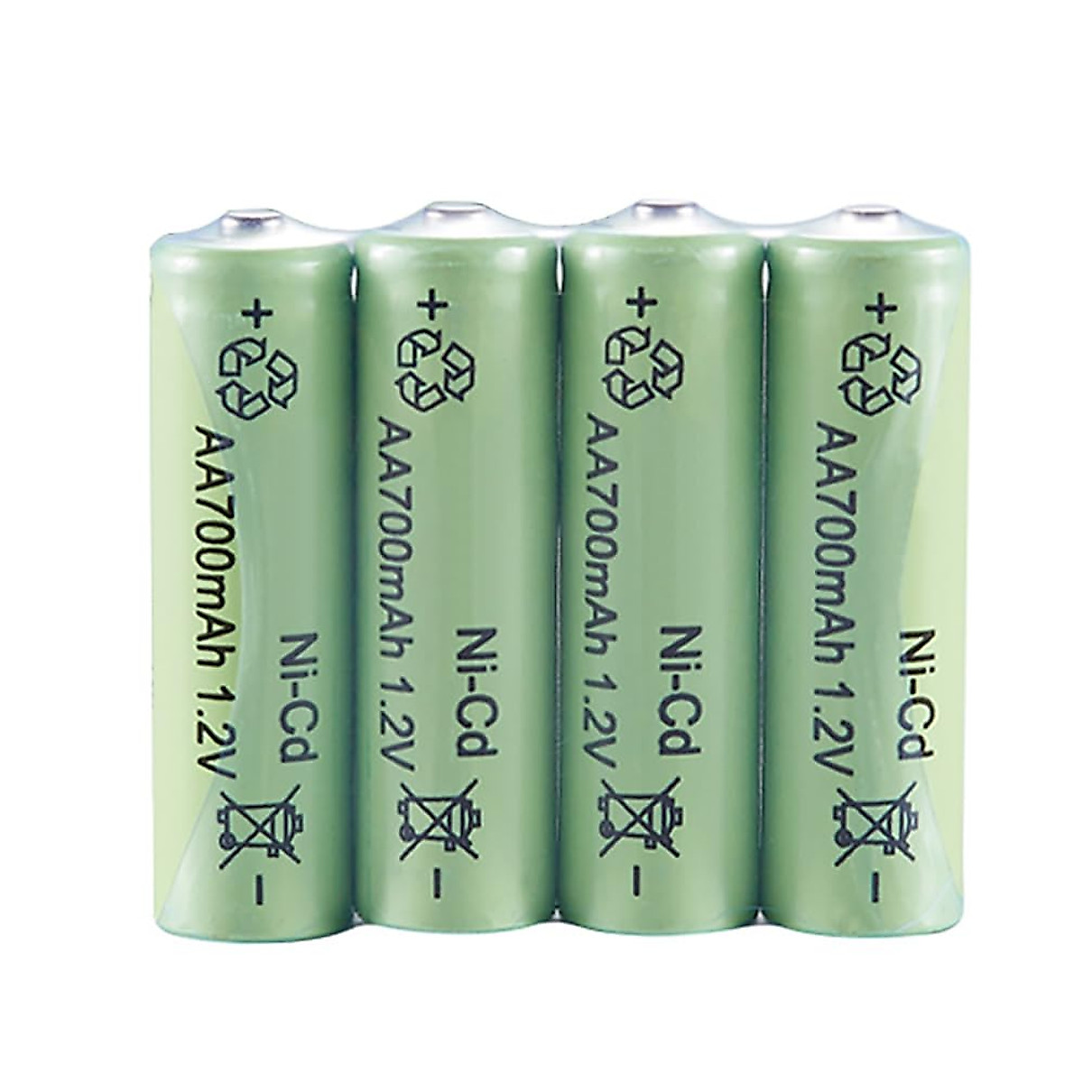 Cotchear 1.2V AA Rechargeable Battery, Size AA 700mAh Rechargeable Ni-Cd Batteries 4Pcs AA Battery - Rechargeable Cycle Used More Than 500 Times (4pcs)