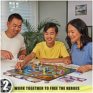 Disney Sidekicks Cooperative Strategy Board Game with Custom Sculpted Figures, for Families, Adults, and Kids Ages 8 and up