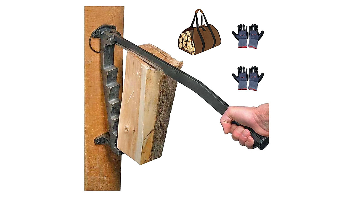 ABX Heavy Duty Wall Mounted Kindling Wood Splitter