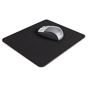 Belkin Large Mouse Pad, 8 Inch by 9 Inch, for Computer or Gaming Mouse Pad, Non-slip Base, Neoprene Backing and Jersey Surface for Smooth Mouse Control and Pinpoint Accuracy (Black)