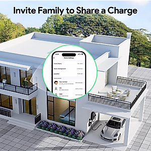 Osoeri EV Charger, Level 2 Smart Electric Vehicle(EV) Charger 48A 240V 11.5KW, NEMA 4 Rating 14-50P, ETL FCC Listed Indoor/Outdoor EVSE J1772 Car Charging Station with APP RFID Cards, 24ft Cable