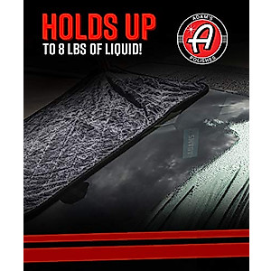 Adam's Jumbo Plush Drying Towel 33 x 29 inches 1500 GSM - The Most Absorbent Microfiber Drying Towel You Have Ever Used (1 Pack)