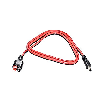 LIXINTIAN 14AWG Cable,45A Connector to DC 5.5mm x 2.1mm Male Power Plug Cable for Portable Generator(3.3ft/1m)