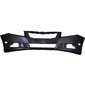 Evan Fischer Front Bumper Cover Compatible with 2011-2014 Chevrolet Cruze LT and LTZ Paint to Match for Models with RS Package - GM1000925