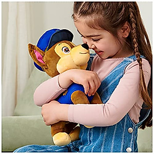 Paw Patrol, Talking Chase 12-Inch-Tall Interactive Plush Toys with Sounds, Phrases and Wagging Tail, Stuffed Animals, Kids Toys for Ages 3 and up