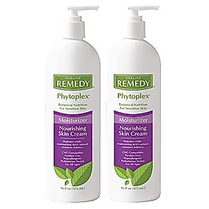 Medline Remedy Phytoplex Nourishing Skin Cream, Skin Moisturizer, Paraben Free Body Lotion, 16 Fl Oz, 2 Pack