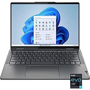 Lenovo Yoga 7i Laptop, 14.0" 2.2K IPS Touch, Intel i7-1255U, 16GB LPDDR5 ,1TB PCIe Gen4, Windows 11 Home