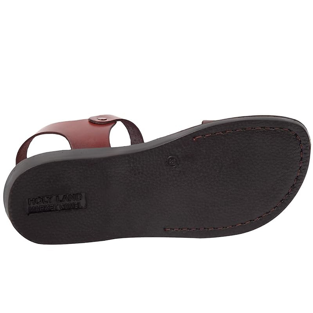 Holy Land Market Men/Women Biblical Jesus Leather Sandals/Slides From Jerusalem (Samaria Style I)