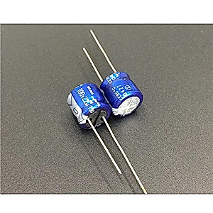100pcs 22uF 100V Japan 10x10mm Low Profile 100V22uF Audio Capacitor