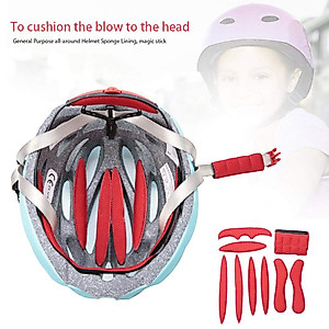 VGEBY1 Helmet Foam Pads, Anti-Collision Helmet Padding Kit Helmet Sponge Replacement Universal Foam Pads Set(Inner Lining)