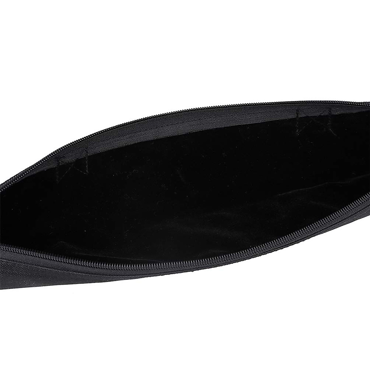 1 pc Flute Storage Bag, Portable Oxford Fabric Black Vertical Flute Case for Outdoor Home