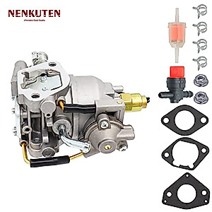 NENKUTEN Carburetor 24853102-S for Kohler CV730 CV730S CV740 CV740S 25HP 27HP Engines Carb Replaces 24853102-S 24-853-102-S 24 853 102-S 24853102S with Shut Off Valve Filter Gaskets