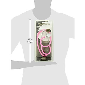 Prestige Medical S108-I Infant Dualhead Stethescope, Hot Pink