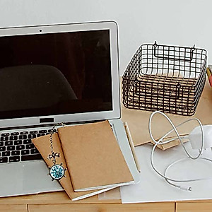 Eiffel Tower Glow Bookmark, Metal Bookmark with Chain, Vintage Bookmark with Snowflake for Teachers Students Mother Father Gifts