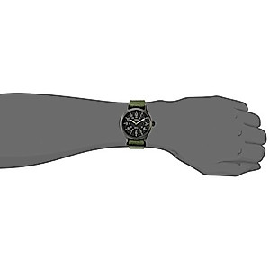 Timex Men's TW4B04700 Expedition Scout 40 Green Nylon Slip-Thru Strap Watch