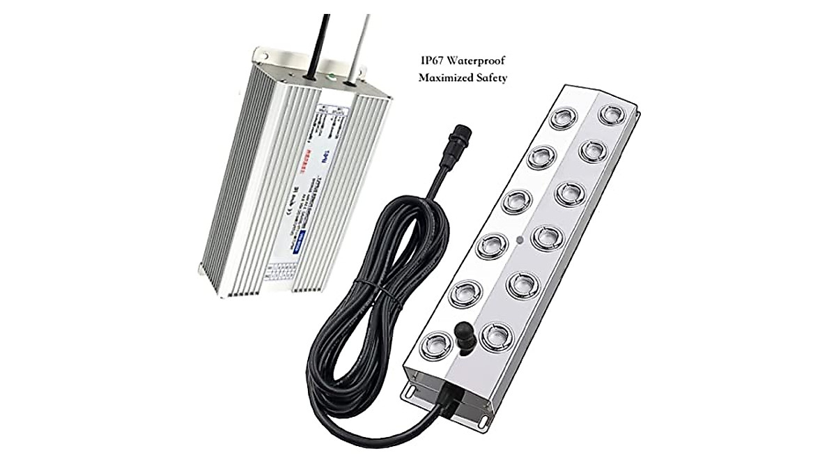 NP Mist Maker 12 Head Fogger Stainless Steel Pond Mister with ...