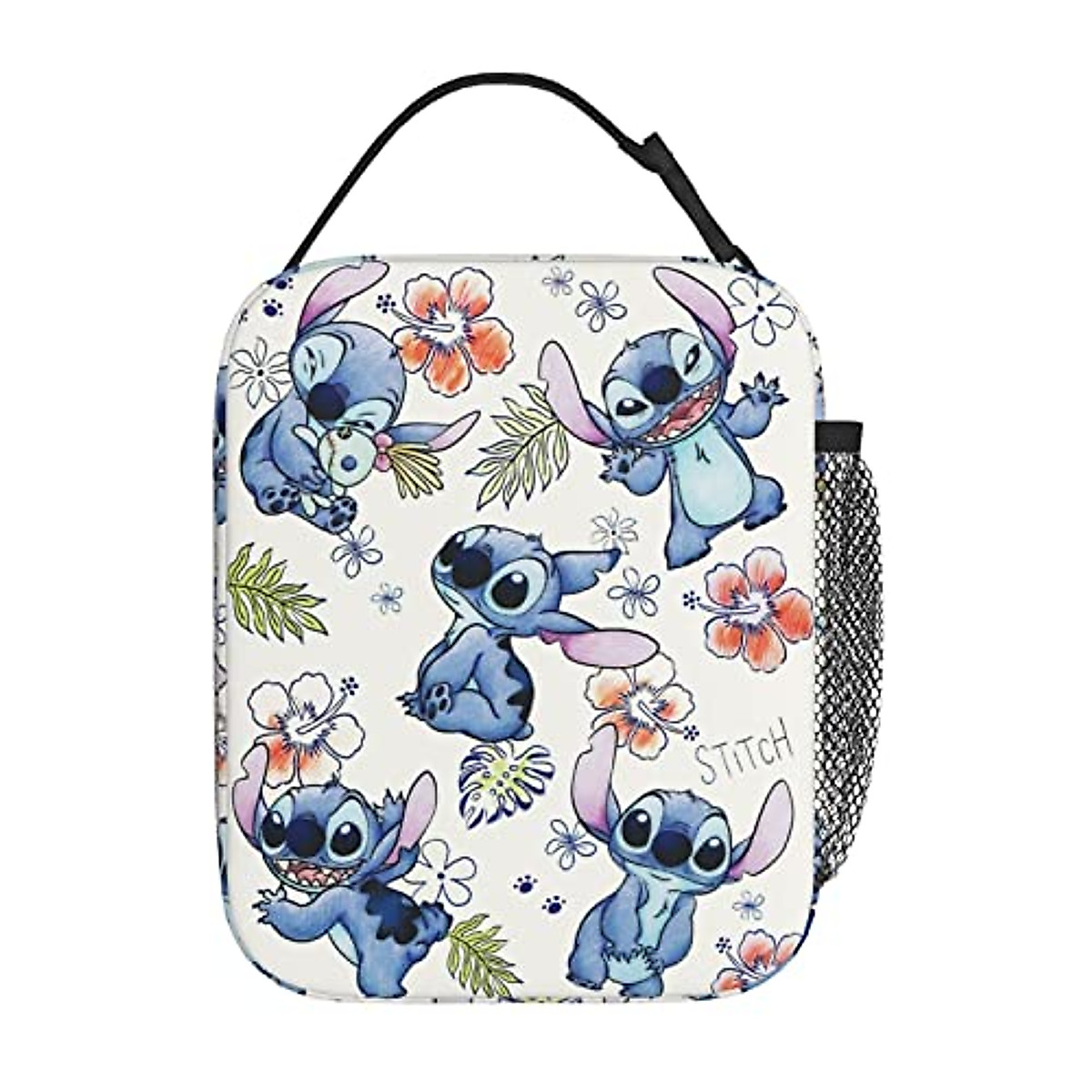 Cute Lunch Box for Girls Boys Cartoon Anime Lunch Bags Portable Insulated Lunch Tote Bag Thermal Cooler Bag for Work School Outdoor